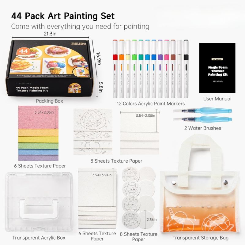 Ultimate Magic Texture Painting Kit – MAGIC PUFFY