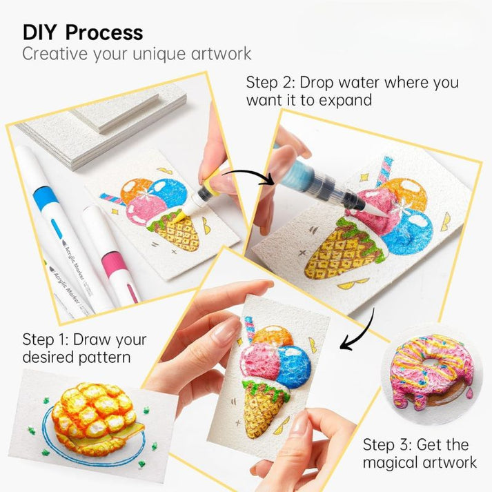 Ultimate Magic Texture Painting Kit – MAGIC PUFFY